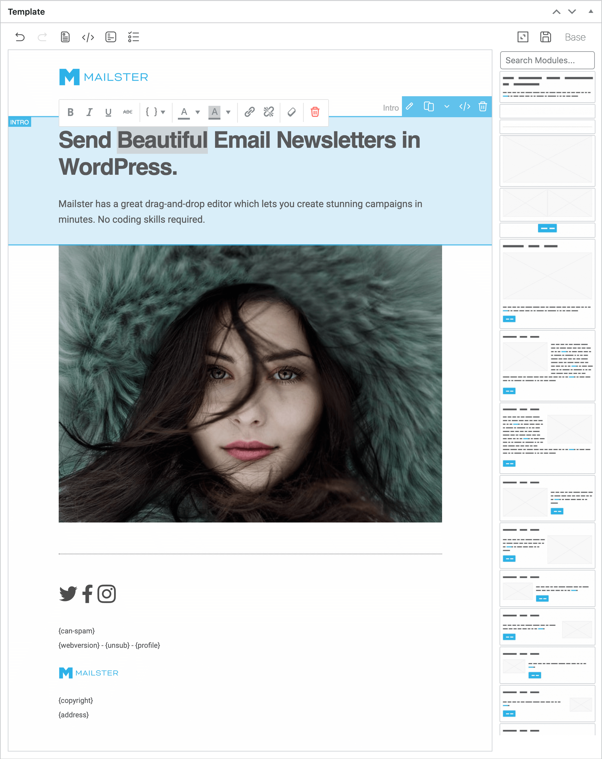 Send Beautiful Email Newsletters in WordPress.