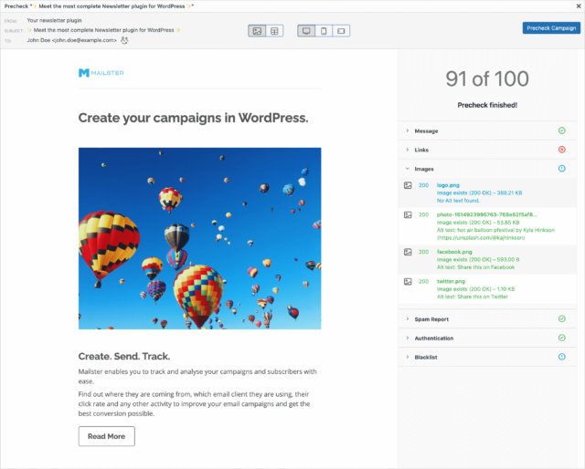 All Features • Mailster