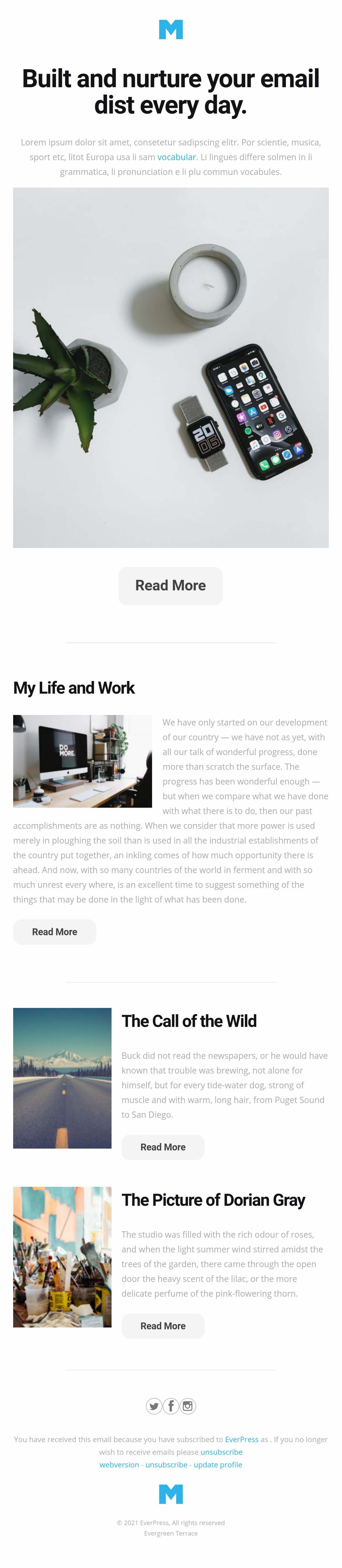 Letterbox • Email Template for Mailster.