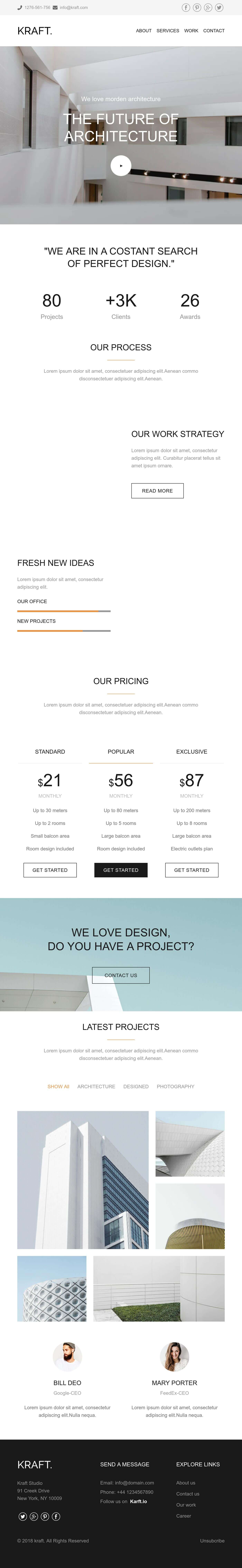 Kraft • Email Template for Mailster.